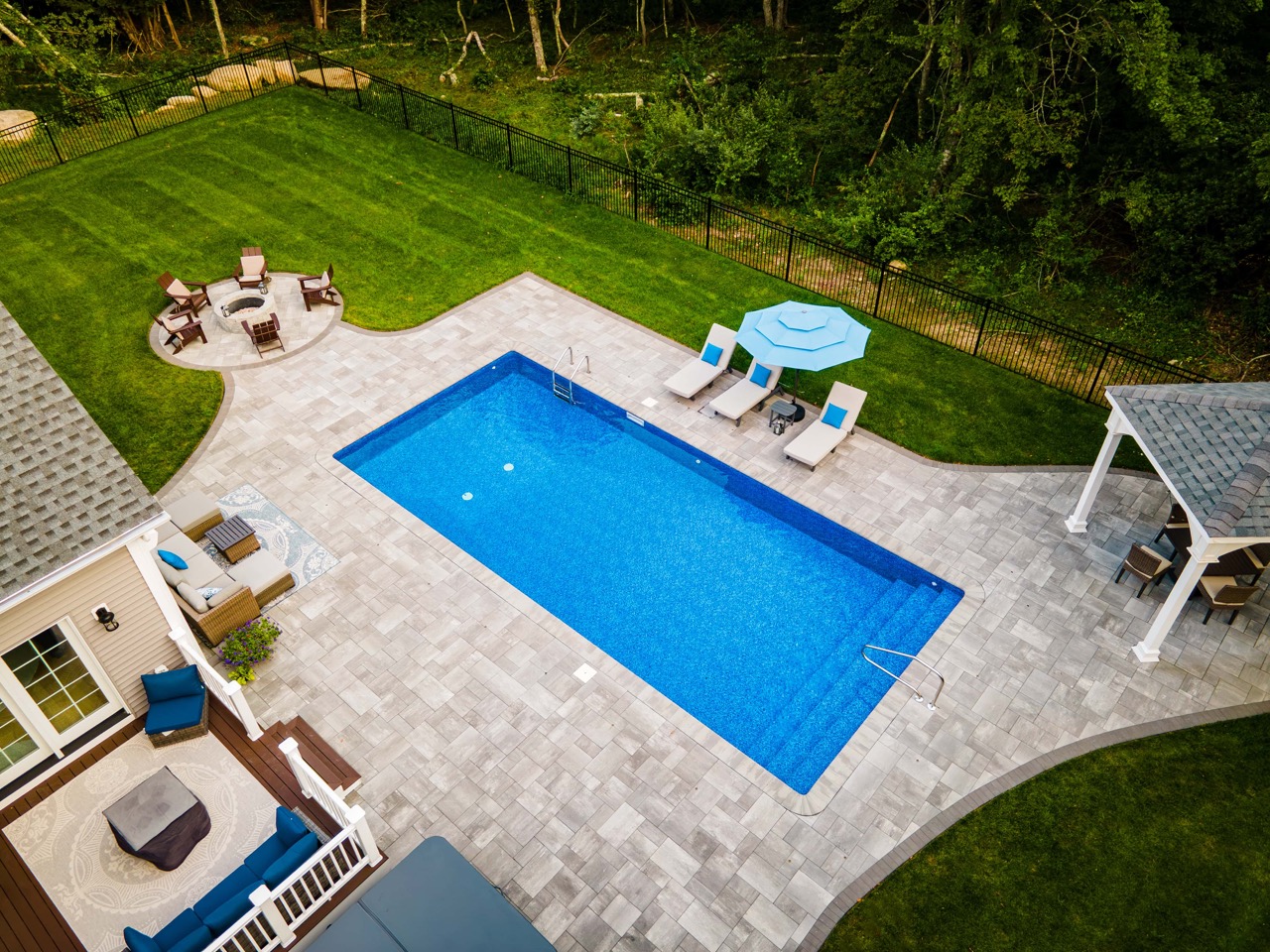 Inground Pool Installation in RI - AMD Pools and Patios